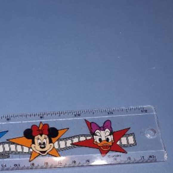 Disney | Other | Disney Ruler W Mickey Mouse Minnie Donald Duck Daffy ...